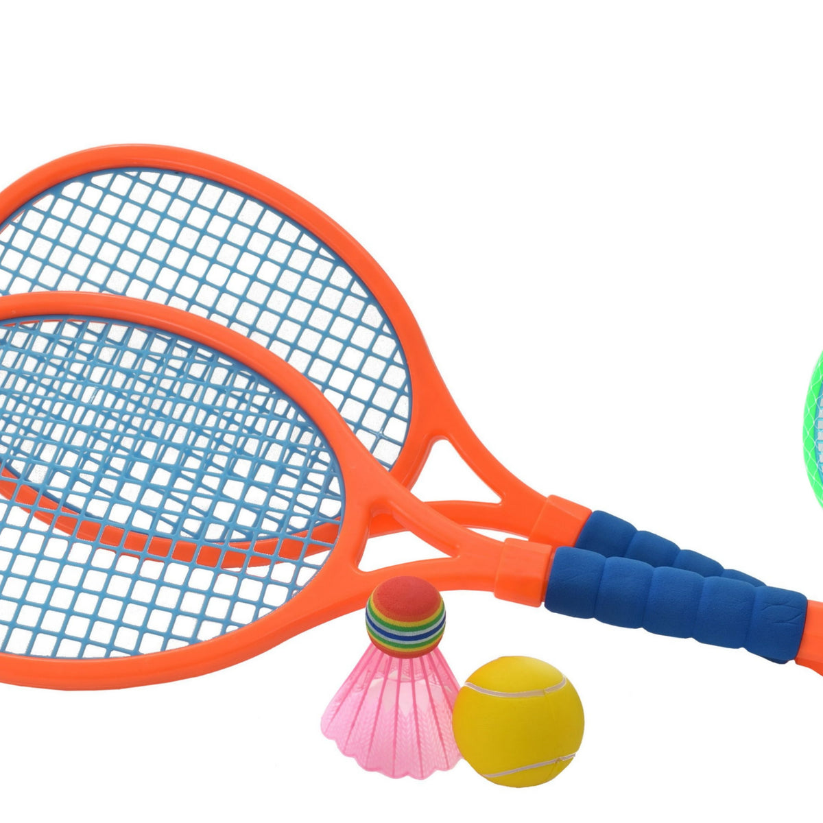 MY 2 Player Junior Neon Colour Tennis Set – World Of Camping