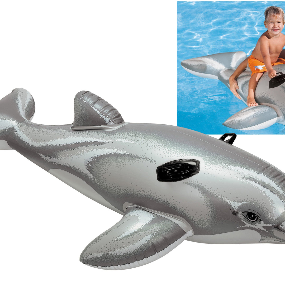 Intex Inflatable Lil Dolphin Ride On Beach Toy – World Of Camping