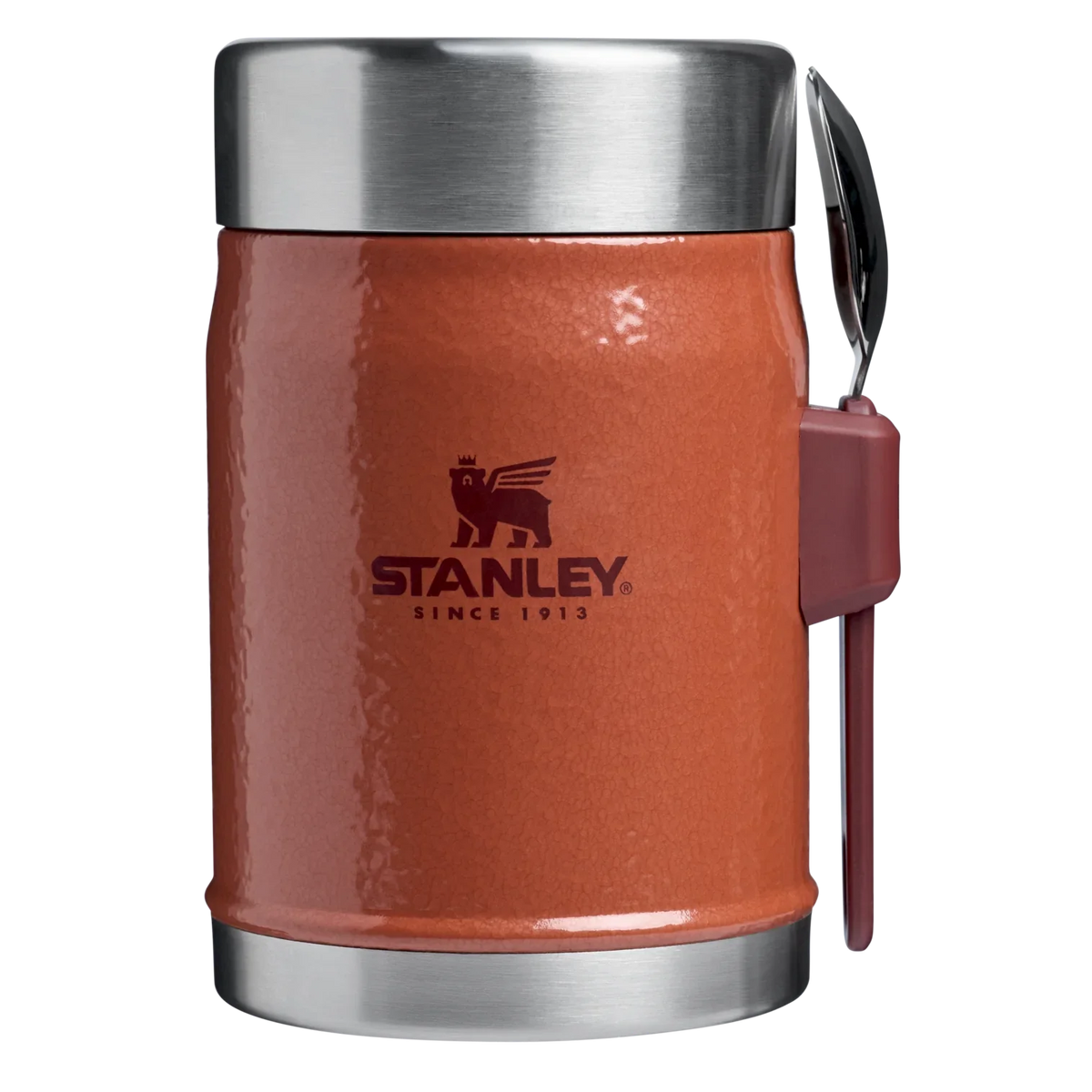 Stanley Legendary Food Jar + Spork 0.4L Hammertone Clay – World Of Camping
