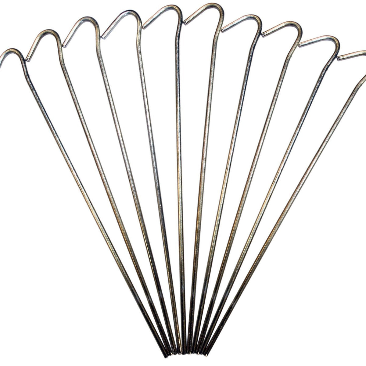 Steel 9" / 23cm Roundwire Pegs – World Of Camping
