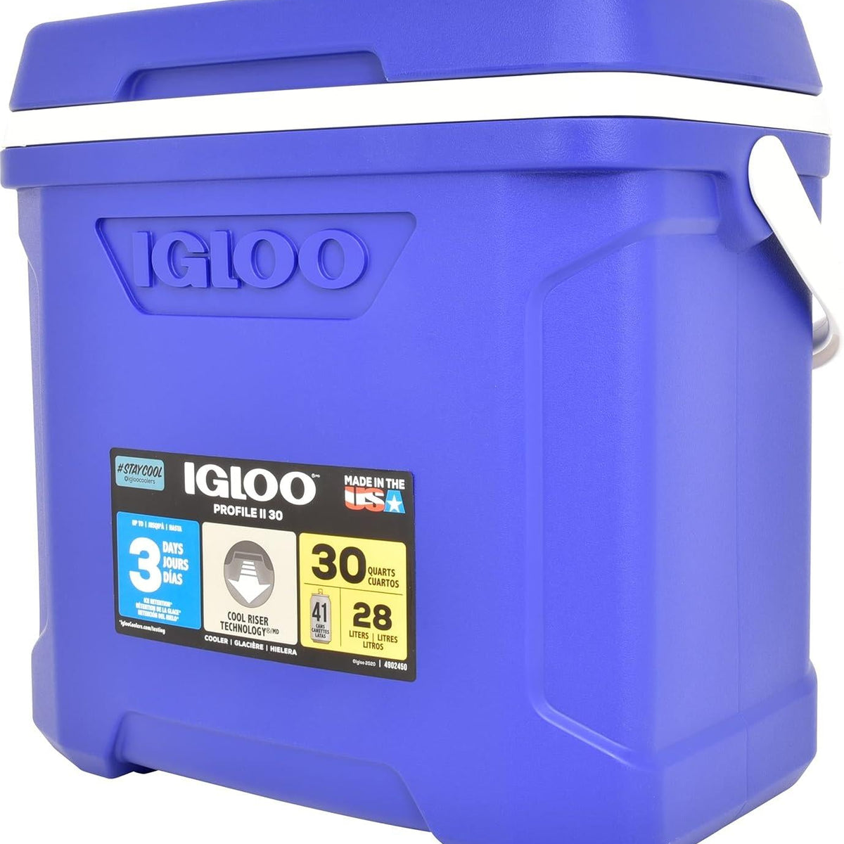 Igloo Profile II 30QT Cool Box Blue – World Of Camping